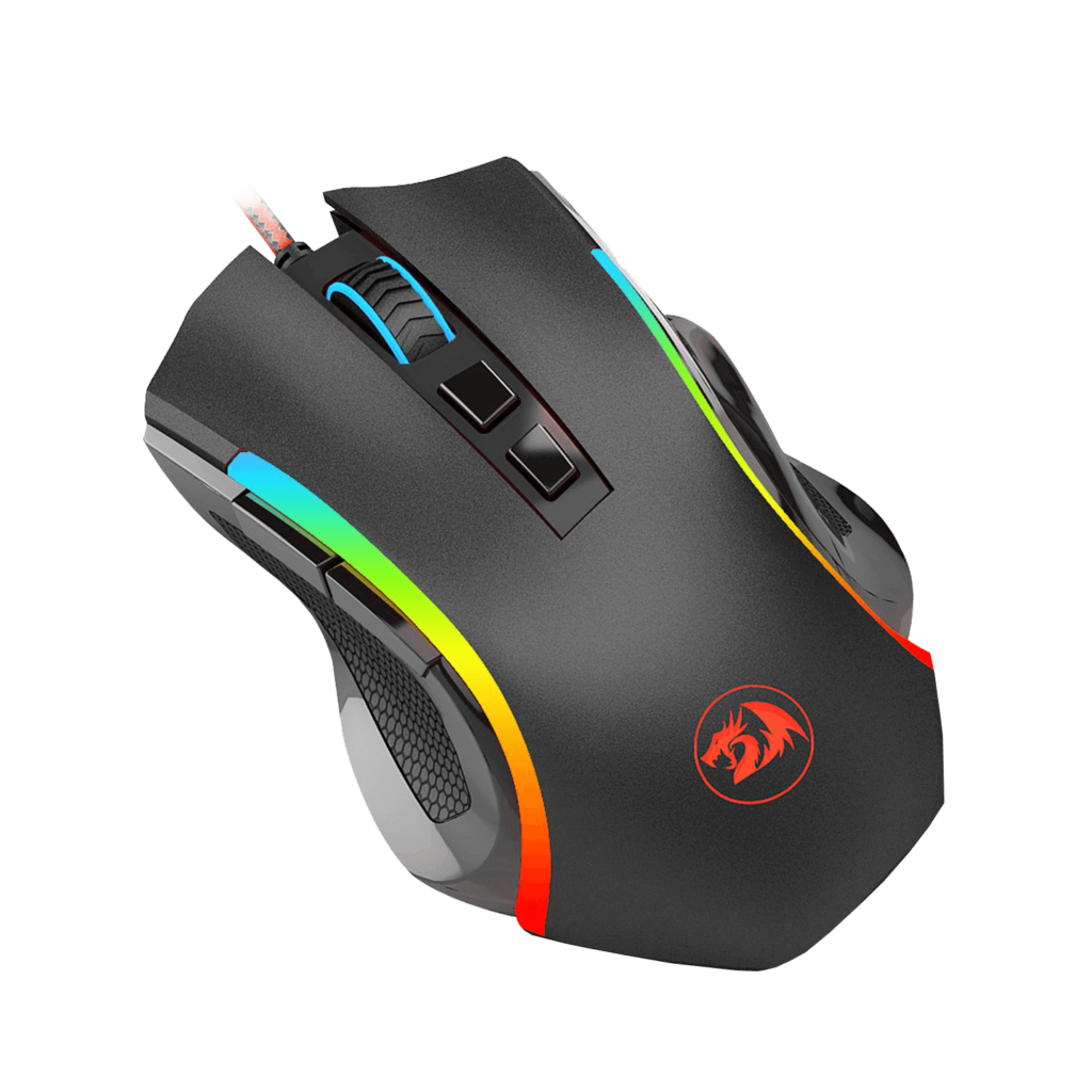 Mouse GAMER Redragon Griffin M607 negro - Blastercomputacion.com.ar